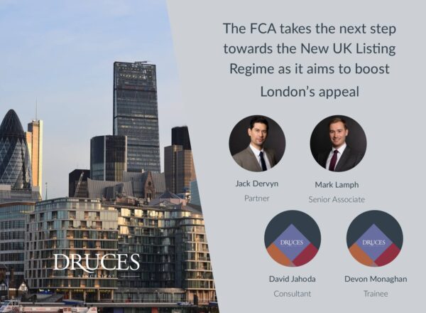 The FCA takes the next step towards the New UK Listing Regime as it ...
